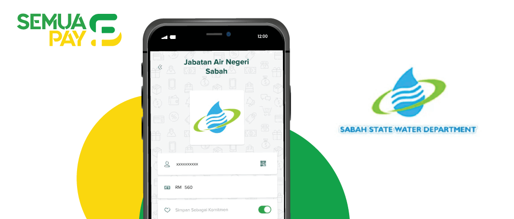 SemuaPay | Jabatan Air Negeri Sabah kini di aplikasi SemuaPay